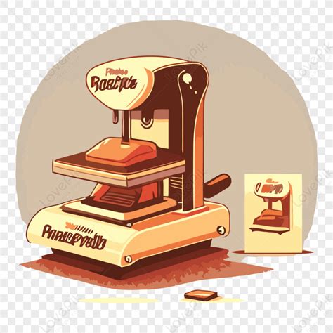 열 프레스 기계 벡터만화상표클립 아트 Png 일러스트 무료 다운로드 Lovepik