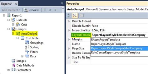 Ssrs Ax 2012 How To Design Reports With Builtin Templates Ww12345678 的