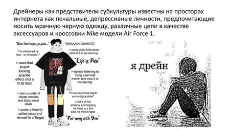 Субкультура Дрейн - презентация онлайн