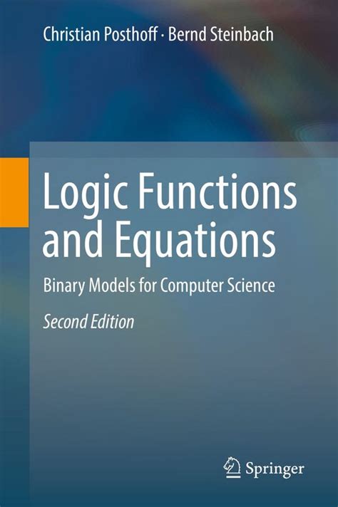logic functions and equations ebook bernd steinbach 9783030024208