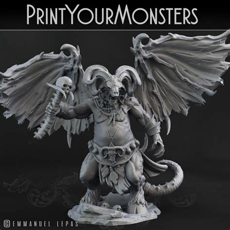3d Printable Orcus Demon By Printyourmonsters