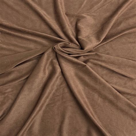 Stretch Micro Suede Knit Spandex Fabric Sold By The Yard