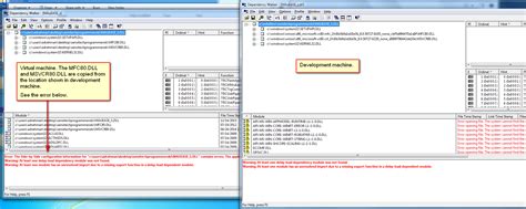C Dependency Walker Unable To Resolve The Side By Side