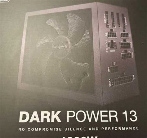 Блок питания be quiet dark power 13 1000W BN335 | Festima.Ru – частные ...