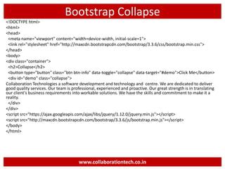 Introduction To Bootstrap PPT