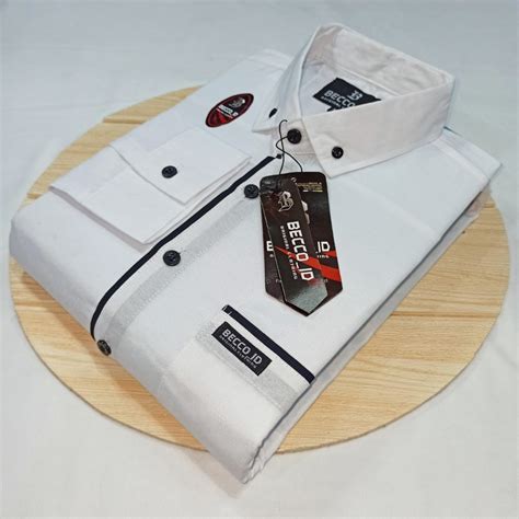 Jual Kemeja Polos Casual Lis Kemeja Polos Pria Lengan Panjang Kemeja