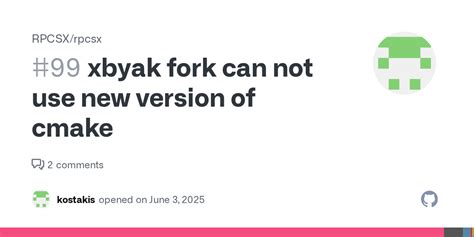 xbyak fork can not use new version of cmake · issue 99 · rpcsx rpcsx · github