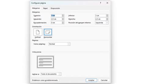 Cómo Poner Una Página En Horizontal En Microsoft Word