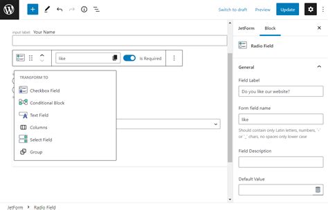 Jetformbuilder Wordpress Blocks Transformation Crocoblock