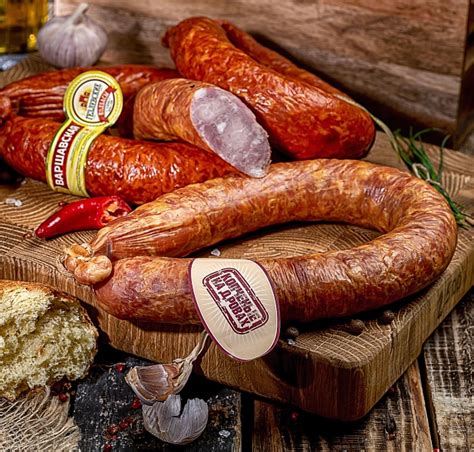Полукопченые колбасы (кольца, полукольца) от Гезлевских колбас