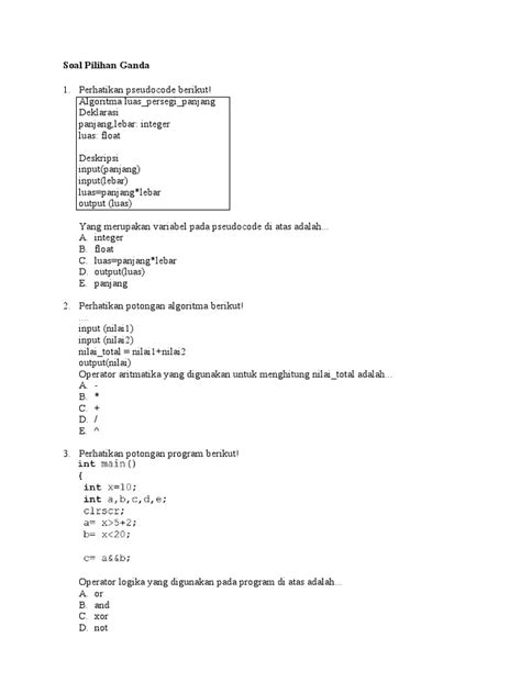 pemrograman dasar pdf