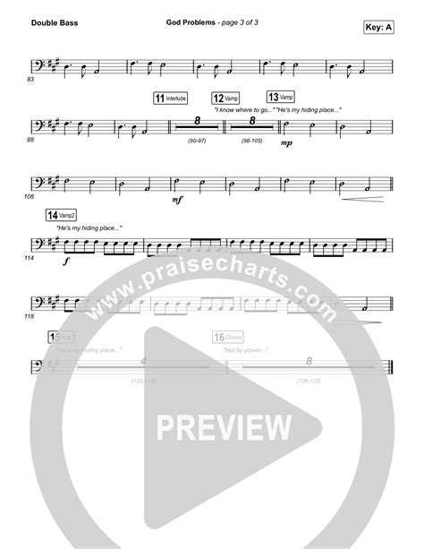 God Problems String Bass Sheet Music Pdf Maverick City Music