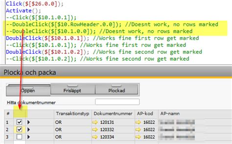 Doubleclick Select All Rows In Macro Boyum Help Center