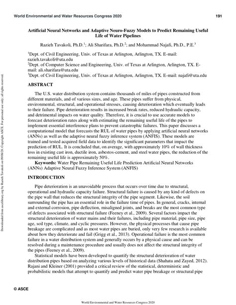 pdf artificial neural networks and adaptive neuro fuzzy models to