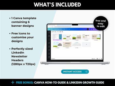 Linkedin Newsletter Banner Template Thumbnail Canva Template Professional Linkedin Newsletter
