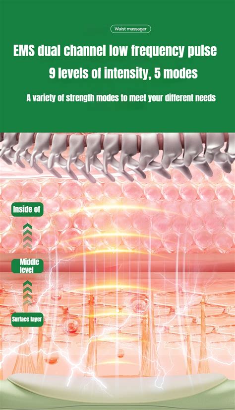 Electric Lumbar Massager Lumbar Traction Device Back Massager Back