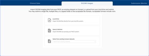 dicom imaging data workflow acr connect support