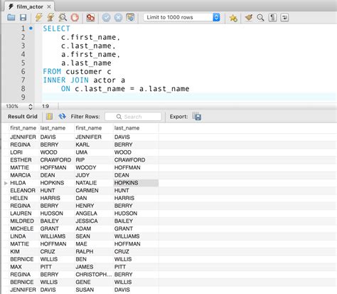 SQL Left Join And Right Join Statements