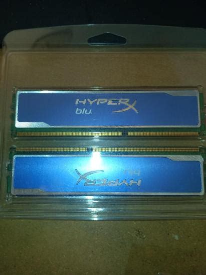Ram Kingston Hyperx Blu 8gb 2x4gb Ddr3 1600 Xmp Aukro