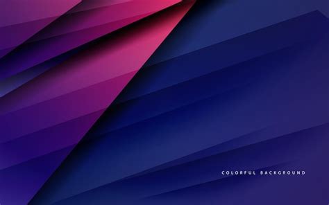 Premium Vector Abstract Papercut Gradient Color Background Vector