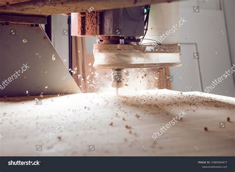 Cnc Router Machine Creates Layout Shelf Stock Photo 2385583477 Shutterstock