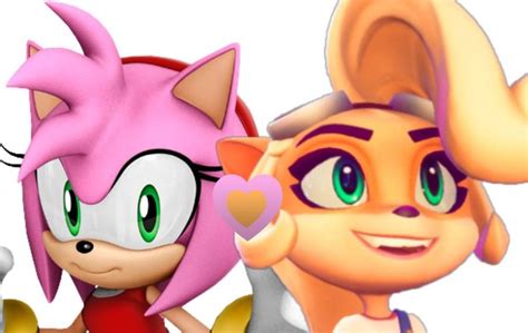 Amy Rose X Coco Bandicoot By AgentPrime On DeviantArt Bandicoot Cartoon Network Art Anime