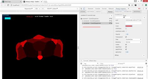 Javascript Three How Could We Insert A Locally Loaded Mesh Into The