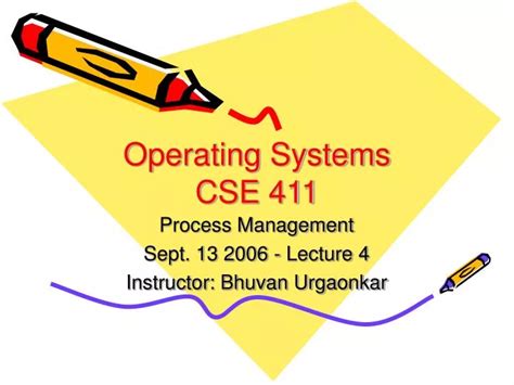 Ppt Operating Systems Cse 411 Powerpoint Presentation Free Download