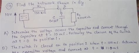 Solved M Find The Network Shown In Fig A Determine The Chegg