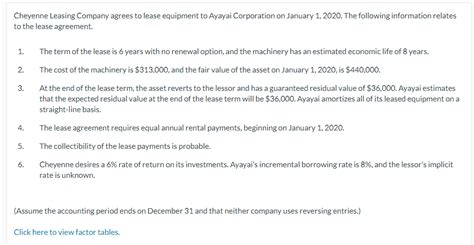 Solved Compute The Value Of The Lease Liability To The