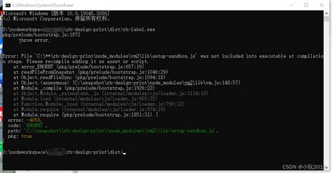 Pkg打包nestjs项目问题点整理warning Cannot Include Directory 1 Into Executabl