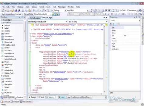 Curso Completo ASP NET Parte WebControlsDevCursos YouTube