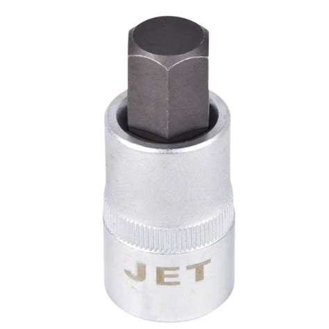 Jet 677320 12 Drive X 58 S2 2 14 Long Hex Chrome Bit Socket