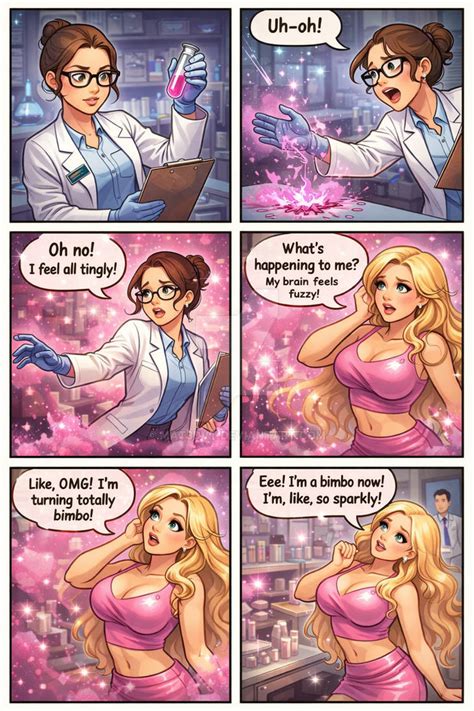 Scientist To Bimbo By Mat3dvt On Deviantart