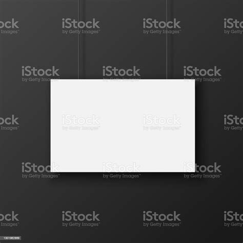 벡터 일러스트 화이트 빈 포스터 프레임 어두운 검은 색 배경에 조롱 0명에 대한 스톡 벡터 아트 및 기타 이미지 0명