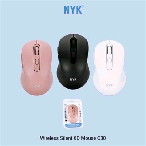 Jual Mouse Wireless Nyk C30 24ghz Silent Mouse 6d Hitam Di Seller San Ly Shop Orion Dusit
