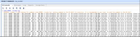 How Can I Retrieve All Error And Critical Warning Messages Via Tcl