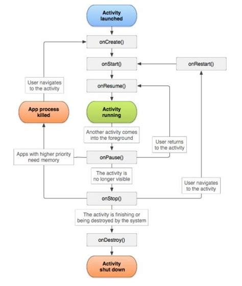 A Simplified Illustration Of The Activity Life Cycle Download