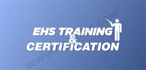Ehs Safety Training Programs Core Ehs