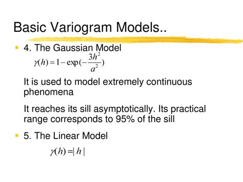 Geo479579 Geostatistics Ch16 Modeling The Sample Variogram Ppt Download