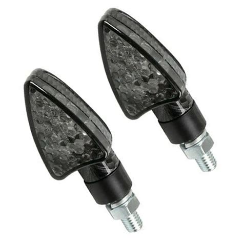 Frecce Arrow Led E13 Carbonlook Lente Fumè 2pz Lampa