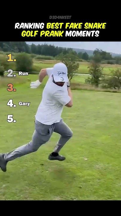 Ranking Best Fake Snake Golf Prank Moments Youtube