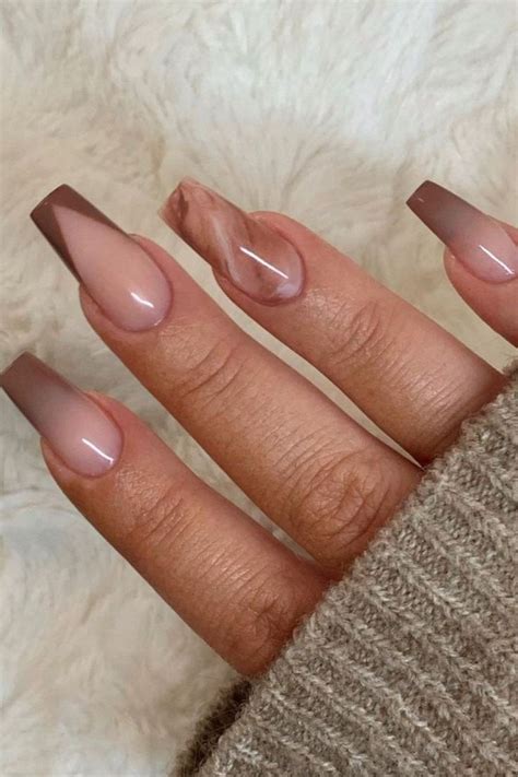 58 Pretty And Trendy Fall Nail Colors 2021 Youll Love This Autumn