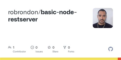 Github Robrondonbasic Node Restserver