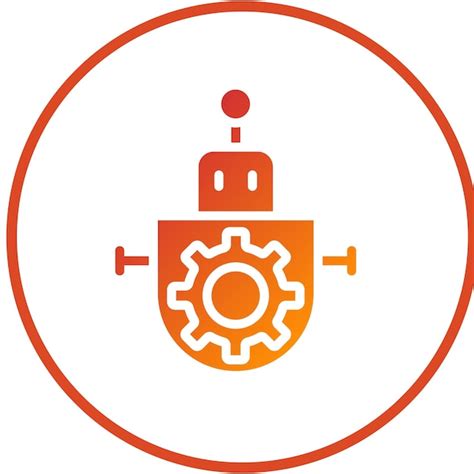 Premium Vector Vector Design Robotics Gear Icon Style