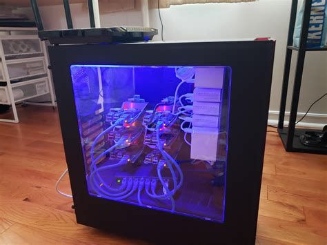 My 6 Nodes Pi Cluster Built In A Atx Tower Rserverporn