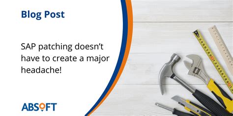 Sap Support Packages And Maintenance Plans Upgrades Absoft