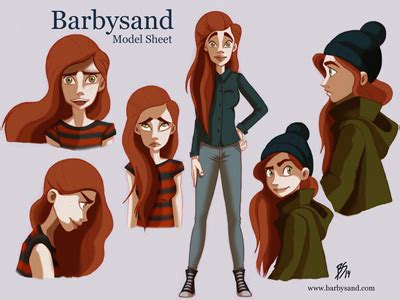Model Sheet By Barbysand On Dribbble