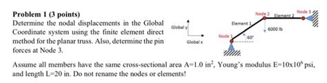 Solved Node Problem Points Determine The Nodal Chegg Com
