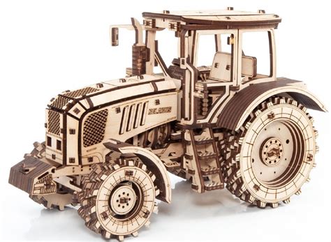 Сборная модель деревянная 3D EWA "Трактор Беларус 2022": лучшая цена и ...